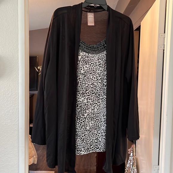 White Stag | Tops | Like New Blouse With Attached Jacket Beaded | Poshmark